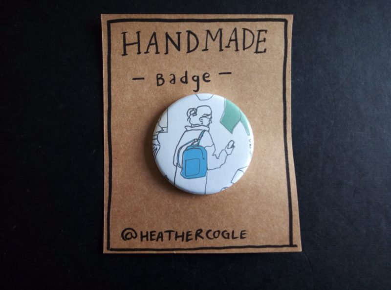 Backpack Badge - Heather Cogle
