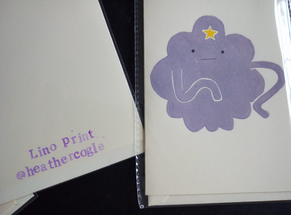 Lumpy Space Princess Card - Heather Cogle