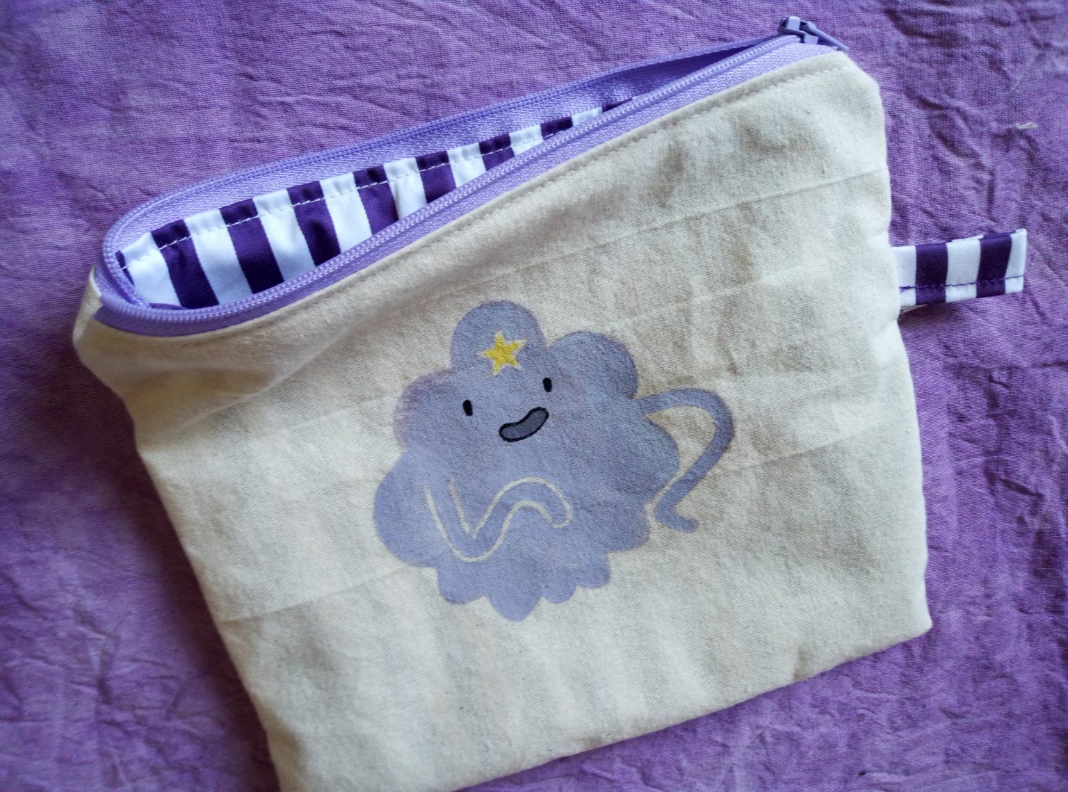Lumpy Space Princess Zip bag - Heather Cogle