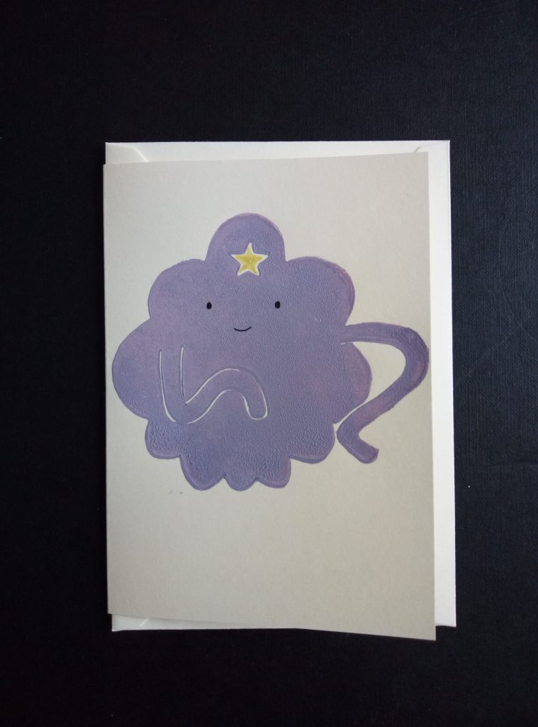 Lumpy Space Princess Card - Heather Cogle