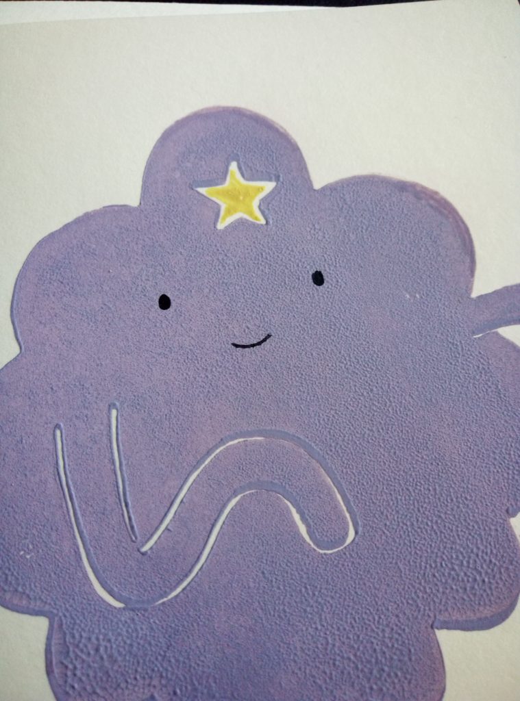 Lumpy Space Princess Card - Heather Cogle