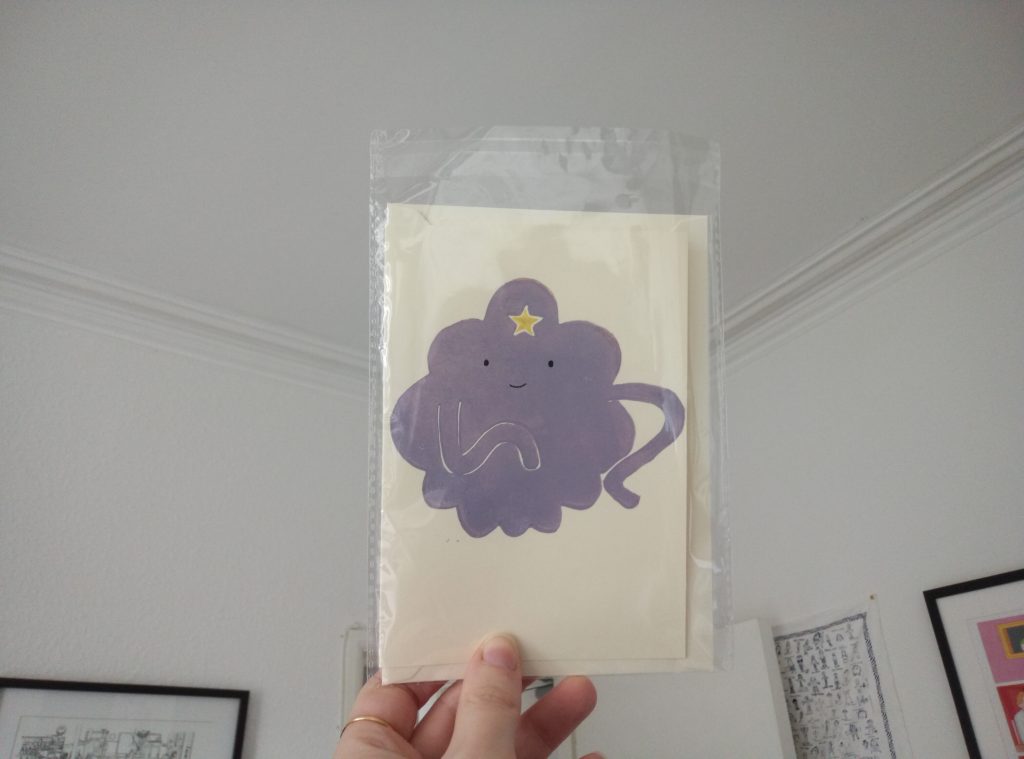 Lumpy Space Princess Card - Heather Cogle